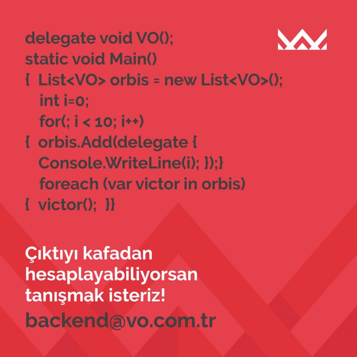 Back-End Developer - Victor Orbis - Ajansgiller.com - Yazılımcı İş İlanları